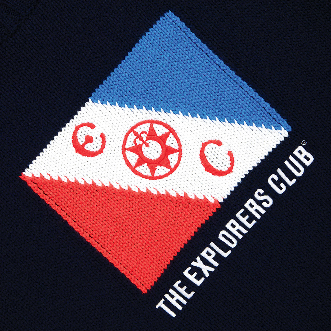 ECxRB Flag Sweater in Navy – The Explorers Club Outfitters