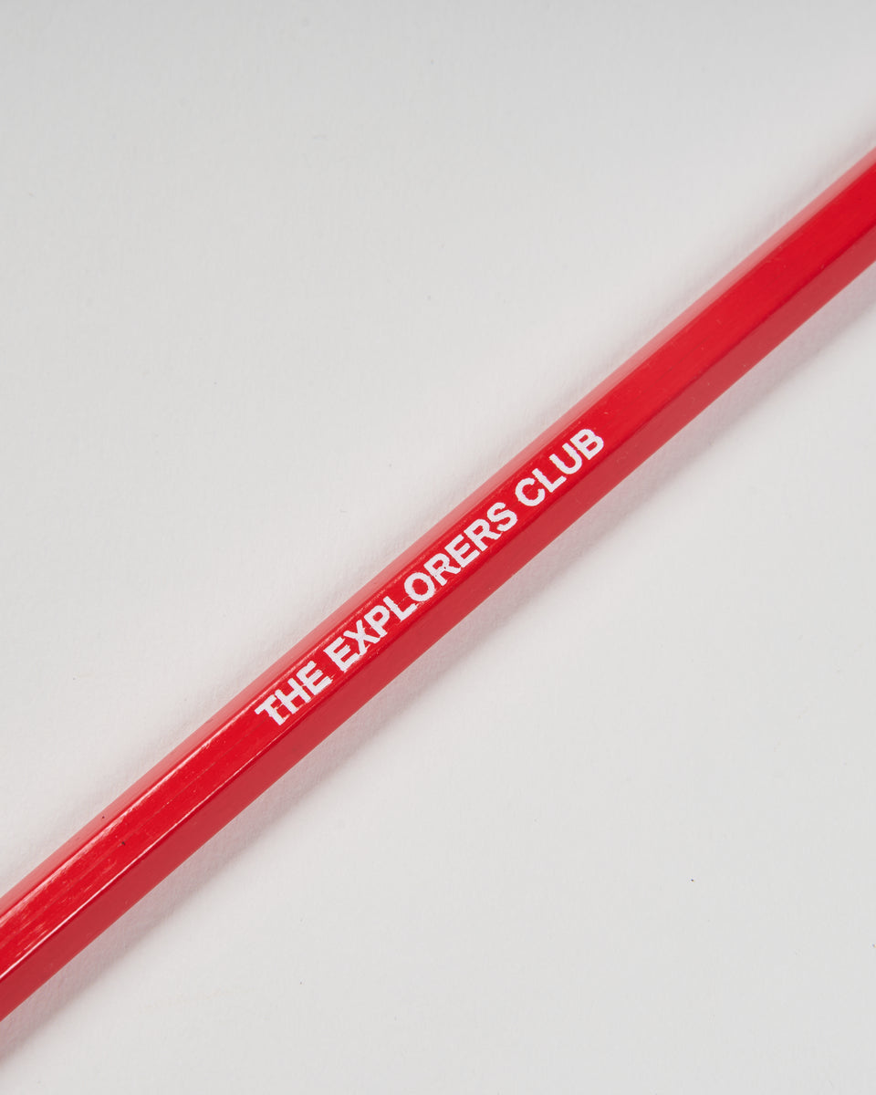 Club #2 Pencil in Red – The Explorers Club Outfitters