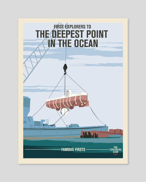 The Famous Firsts Poster Collection – The Explorers Club Outfitters