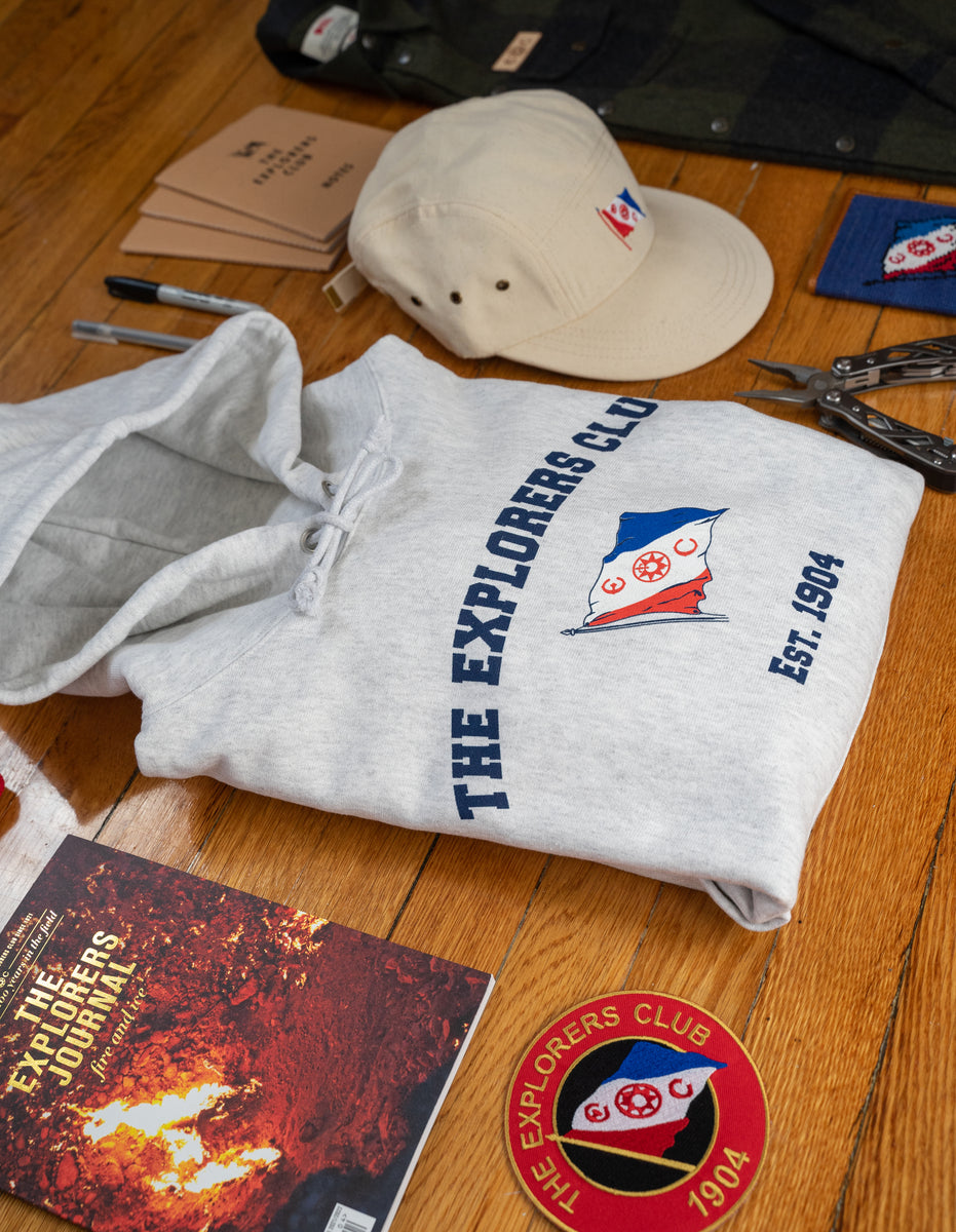 Classic Crewneck Hoodie in Heather Grey – The Explorers Club Outfitters